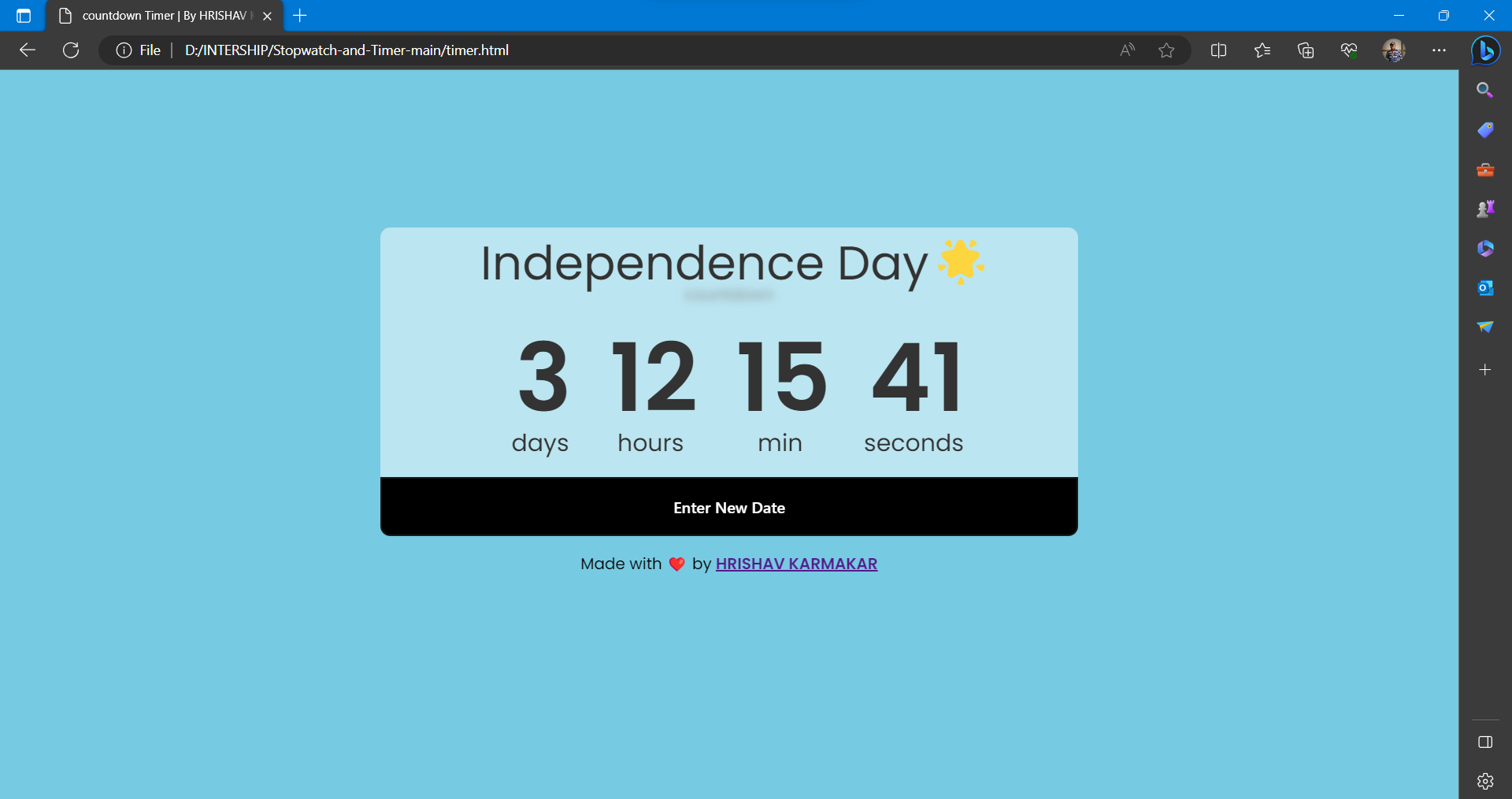 Hi I am HRISHAV KARMAKAR