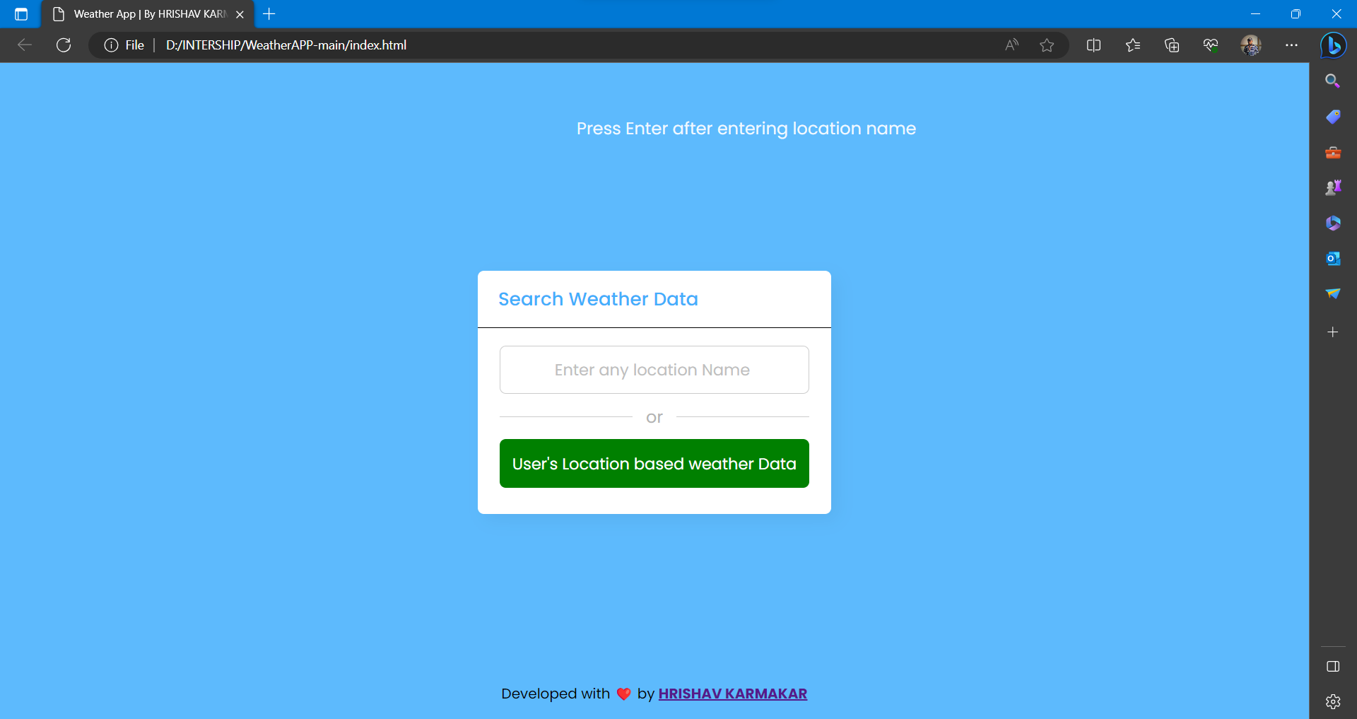 Hi I am HRISHAV KARMAKAR